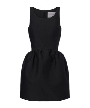 Balenciaga Wool And Silk-blend Sleeveless Minidress