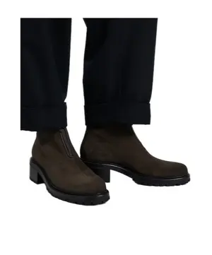 THE ROW Suede Ankle Boots