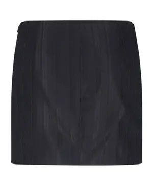 DONDUP Erotica Striped Zipped Skirt