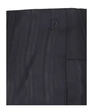 DONDUP Erotica Striped Zipped Skirt