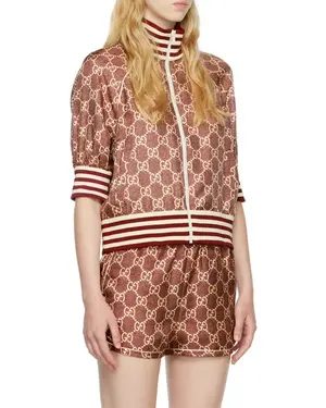 Gucci Gg Supreme Print Jacket
