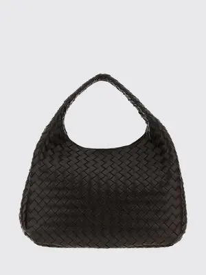 Bottega Veneta Campana Intrecciato Lambskin Hobo Bag - Brown