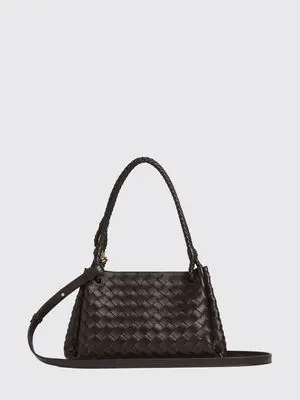 Bottega Veneta Parachute Intrecciato Lambskin Shoulder Bag - Brown