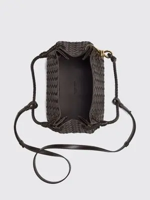 Bottega Veneta Parachute Intrecciato Lambskin Shoulder Bag - Brown