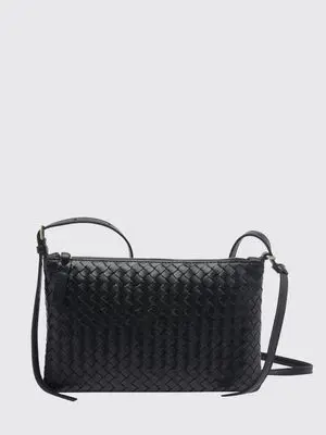 Bottega Veneta Small Woven Nappa Crossbody Bag - Black