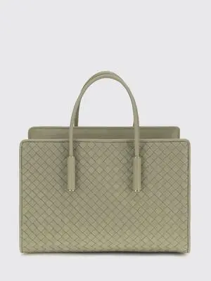 Bottega Veneta Barbara Intrecciato Lambskin Handbag - Green