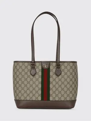 Gucci Ophidia Medium Gg Supreme Shoulder Bag With Web Detail