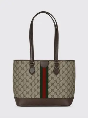 Gucci Ophidia Medium Gg Supreme Shoulder Bag With Web Detail