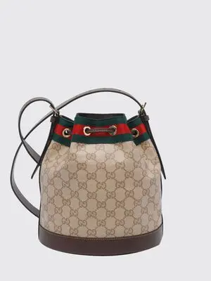 Gucci Venice Mini Gg Monogram Jacquard Fabric Bucket Bag