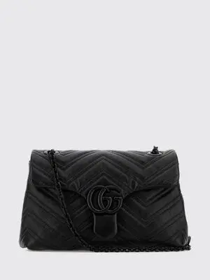 Gucci Gg Marmont Matelassé Nappa Mini Shoulder Bag - Black