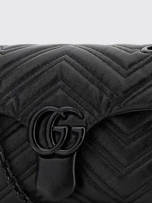 Gucci Gg Marmont Matelassé Nappa Mini Shoulder Bag - Black