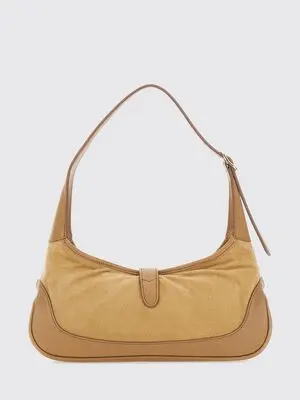 Gucci Jackie Slim Shoulder Bag In Grained Leather With Piston Lock