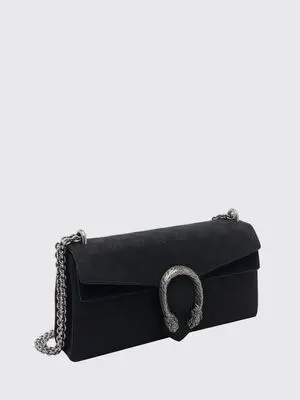 Gucci Dionysus Monogram Fabric And Leather Shoulder Bag With Chain Strap