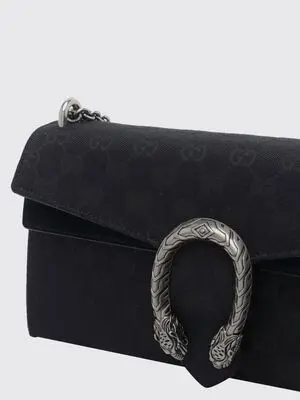 Gucci Dionysus Monogram Fabric And Leather Shoulder Bag With Chain Strap