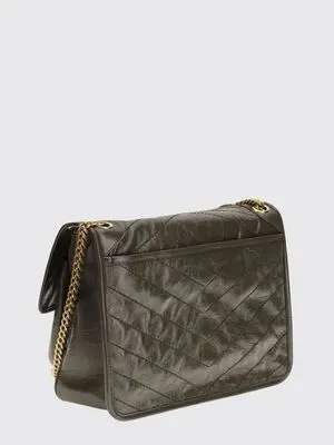 Saint Laurent Quilted Shoulder Bag - Green
