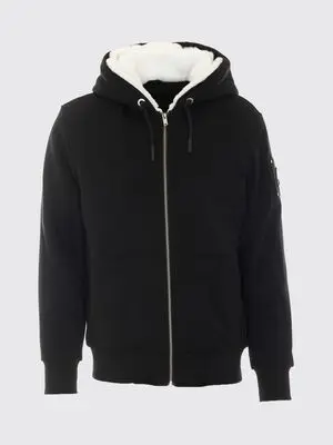 Moose Knuckles Cotton-blend Hooded Zip-up Sweatshirt With Kangaroo Pocket