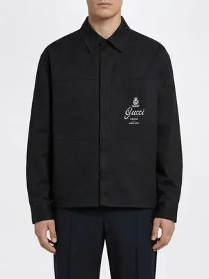 Gucci Cotton Shirt With Embroidered Logo - Multicolor