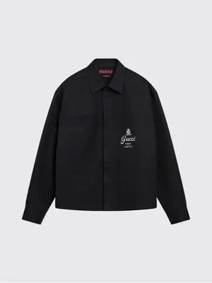 Gucci Cotton Shirt With Embroidered Logo
