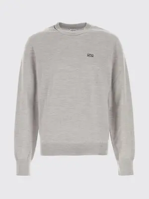 Loewe Anagram Embroidered Wool Crewneck Jumper