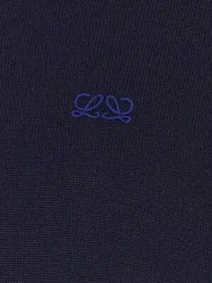 Loewe Anagram Embroidered Wool Crewneck Jumper