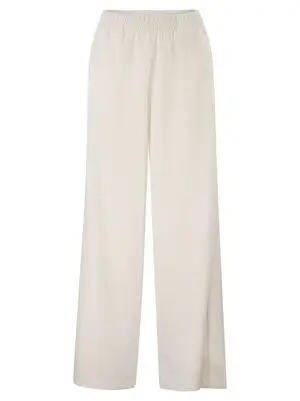 FAY Regular Fit Jersey Trousers - White