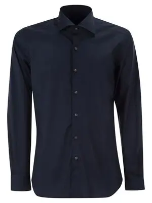 FAY Regular Fit Shirt In Stretch Poplin - Multicolor