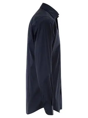 FAY Regular Fit Shirt In Stretch Poplin