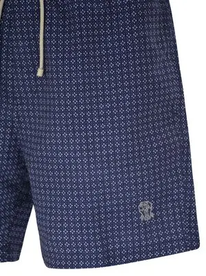 Brunello Cucinelli Nylon Swimsuit With Floral Print