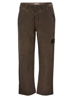 Stone Island Garment-dyed Corduroy Trousers - Brown