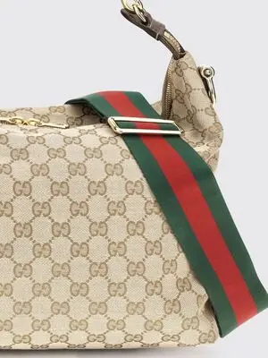 Gucci Brera Gg Monogram Jacquard Shoulder Bag With Leather Handle
