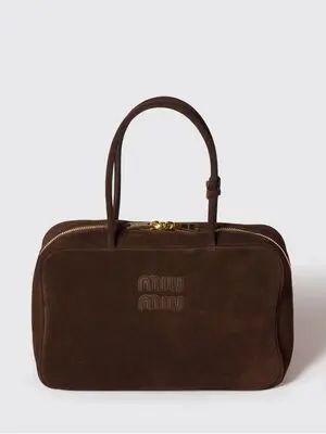 Miu Miu Beau Suede Bag - Brown