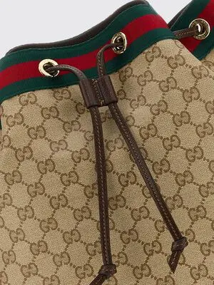 Gucci Gg Jacquard Fabric Bucket Bag