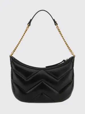 Gucci Gg Marmont Matelassé Nappa Hobo Shoulder Bag With Monogram