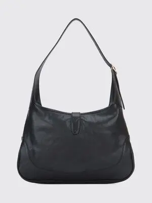 Gucci Jackie 1961 Shoulder Bag In Grained Leather With Piston Lock