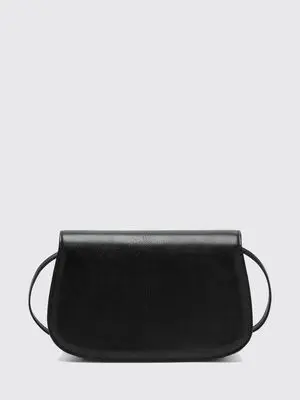 Gucci Bamboo Small Goat Leather Shoulder Bag With Turn-lock Closure