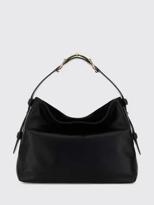 Gucci Beatrix Smooth Calfskin Shoulder Bag With Horsebit Detail - Black