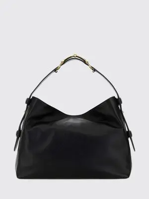 Gucci Beatrix Smooth Calfskin Shoulder Bag With Horsebit Detail - Black