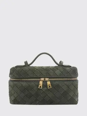 Bottega Veneta Bang Bang Intrecciato Suede Leather Mini Bag - Green