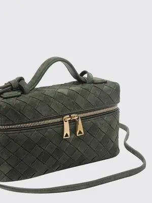 Bottega Veneta Intrecciato Suede Mini Bag - Green