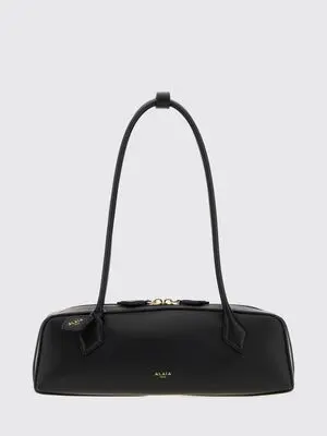 ALAIA Alaia Medium Le Teckel Leather Shoulder Bag - Black