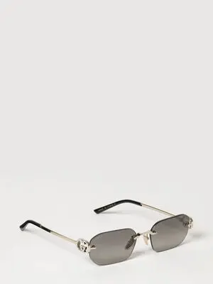 Gucci Gg Monogram Rectangular Metal Sunglasses - Gold