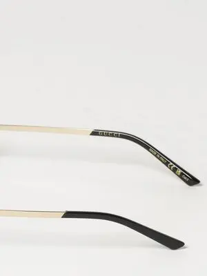 Gucci Gg Monogram Rectangular Metal Sunglasses