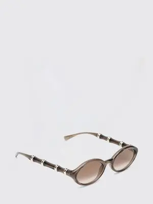 Gucci Bamboo Effect Acetate Sunglasses - Brown