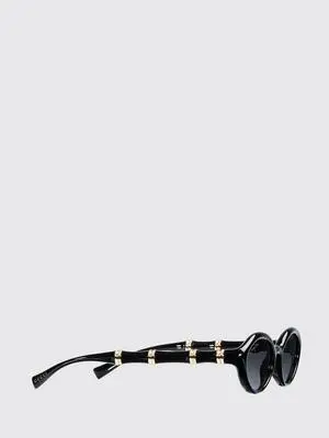 Gucci Bamboo Effect Acetate Sunglasses - Black