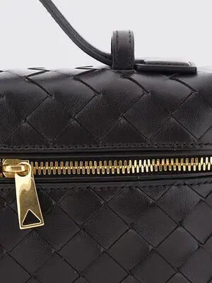 Bottega Veneta Big Bang Mini Intrecciato Calfskin Bag With Double Zip - Brown