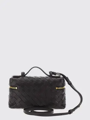 Bottega Veneta Big Bang Mini Intrecciato Linen Bag - Brown