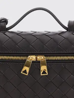 Bottega Veneta Big Bang Mini Intrecciato Linen Bag - Brown