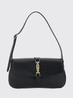Gucci Jackie Mini Leather Shoulder Bag With Removable Strap - Black