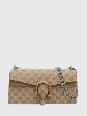 Gucci Dionysus Gg Monogram Jacquard Shoulder Bag With Chain Strap - Cream