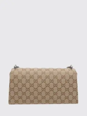 Gucci Dionysus Gg Monogram Jacquard Shoulder Bag With Chain Strap - Cream